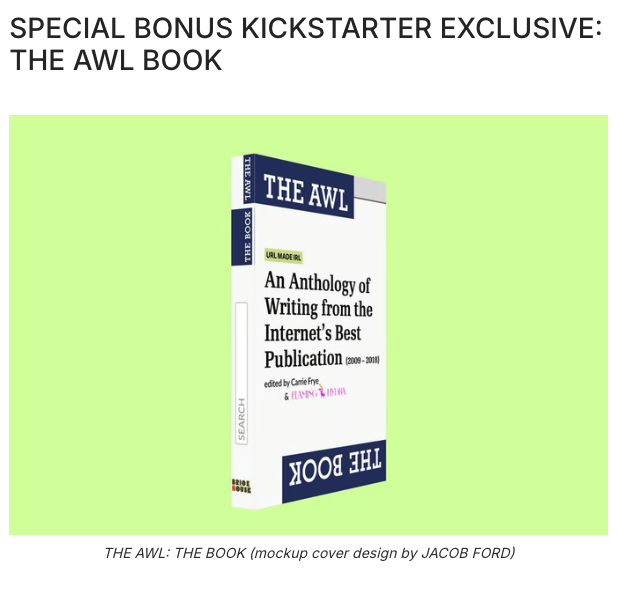 The Awl: The Book! - Maud Newton